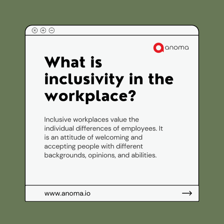 Workplace Inclusivity - Anoma Tech